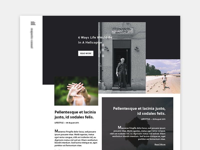 Header Block by Diogo Dantas on Dribbble