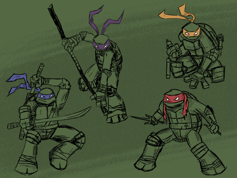 TMNT by Will Lenzen Jr on Dribbble