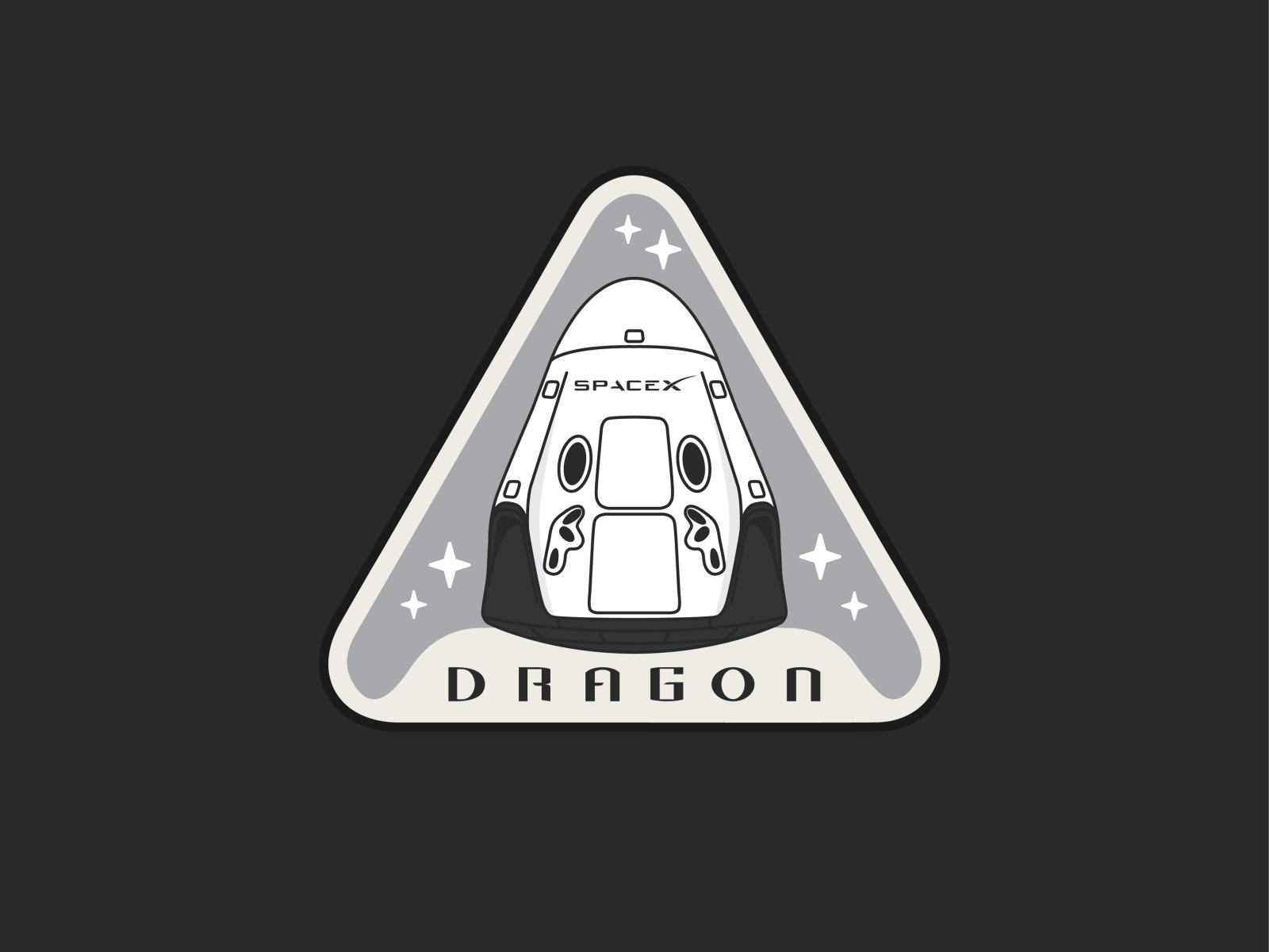 Dragon Capsule Badge by Atomic Tony on Dribbble