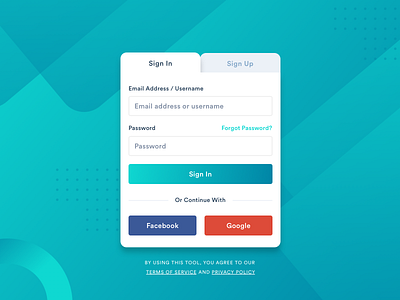 Sign In / Sign Up by Bhawin Jagad | BHAWINWORX on Dribbble