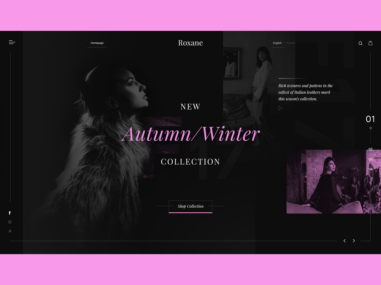 Roxane - fashion store - WIP by Dawid Tomczyk on Dribbble
