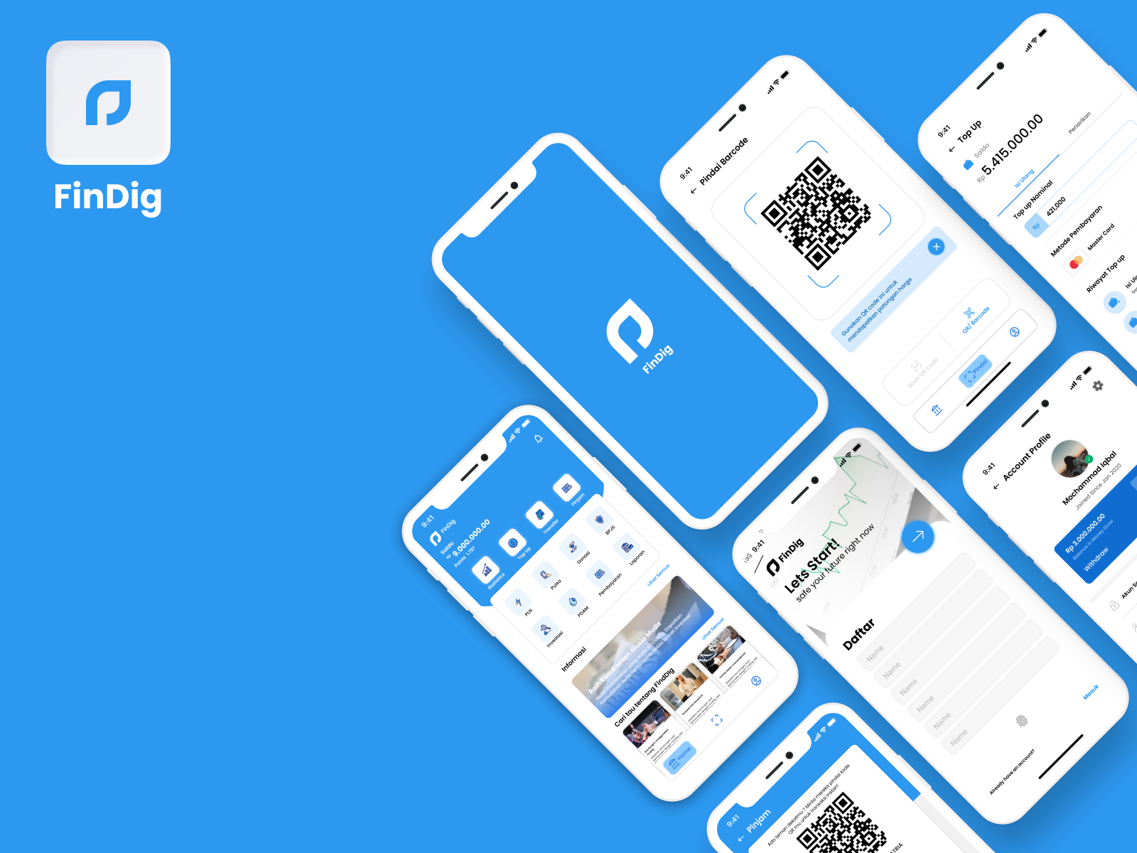 FinDig by Mochammad Iqbal Fatria on Dribbble