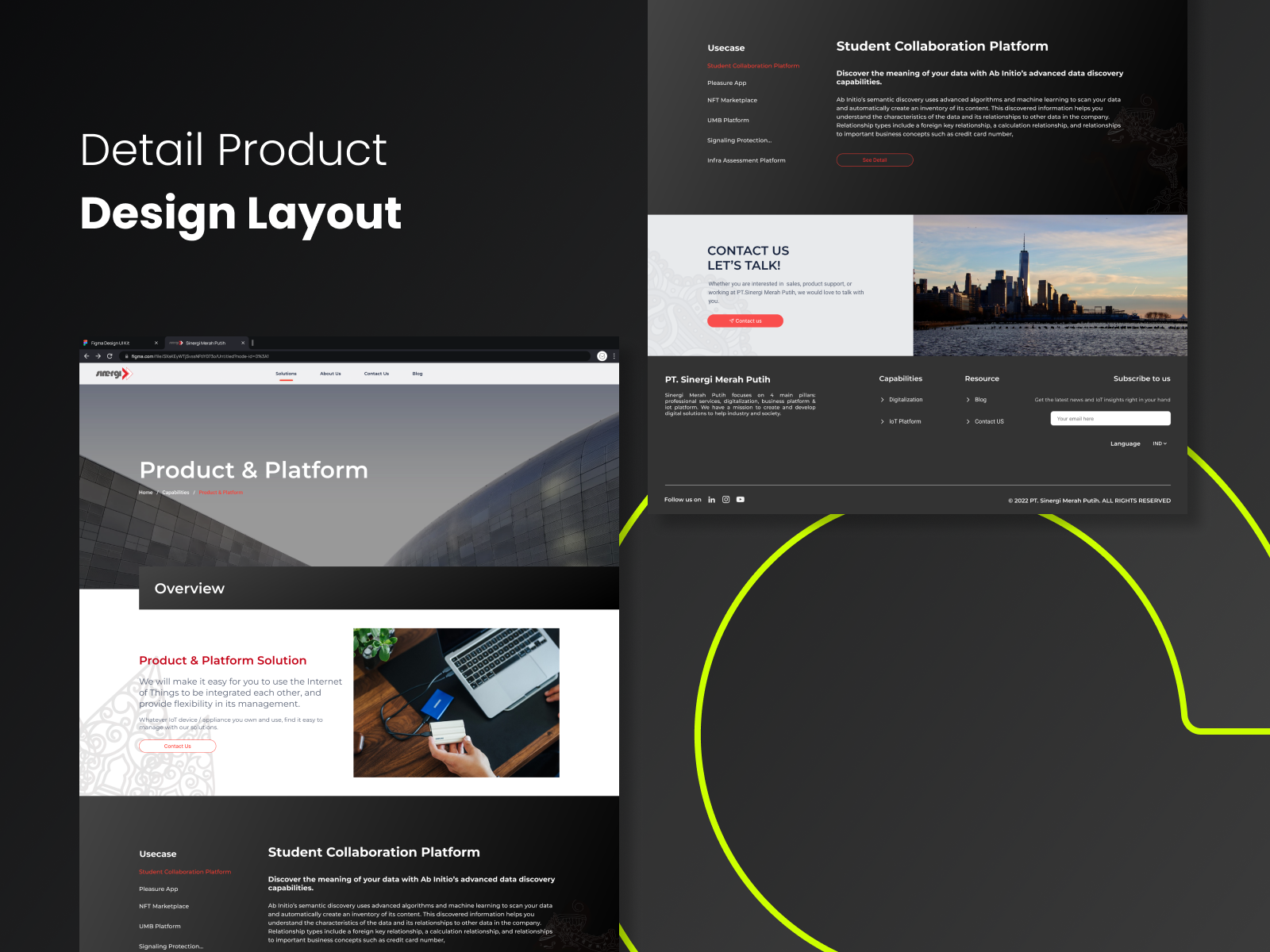 Detail Product Design Layout by Mochammad Iqbal Fatria on Dribbble