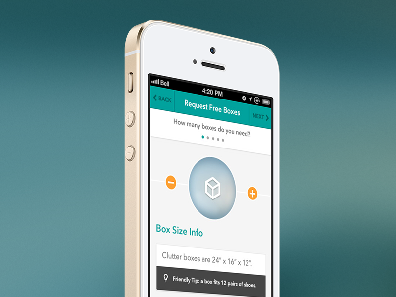 Clutter iOS App Design by Jeff Archibald for Paper Leaf on Dribbble