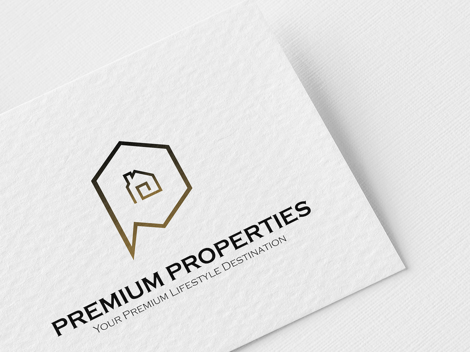 Logo Design for Premium Properties by Adil Nasir on Dribbble