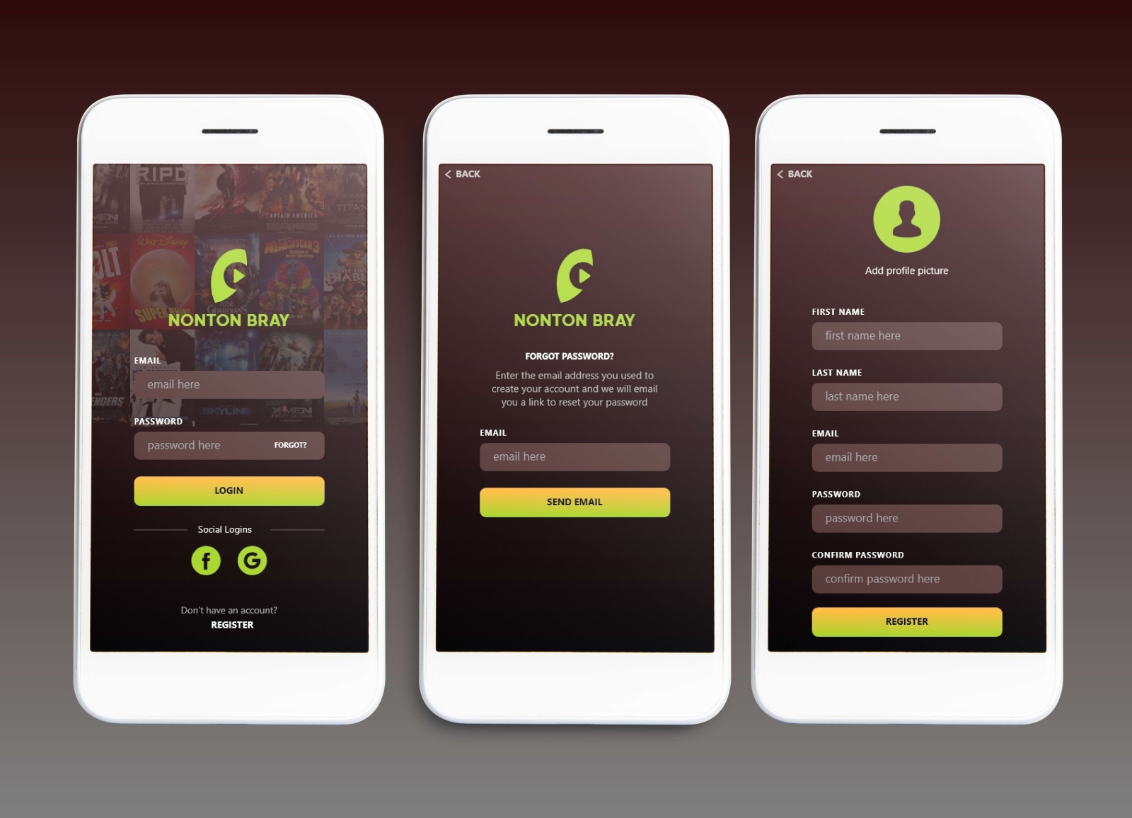 Dribbble - UI Sign Up.jpg by Nyayu Alna Atikah