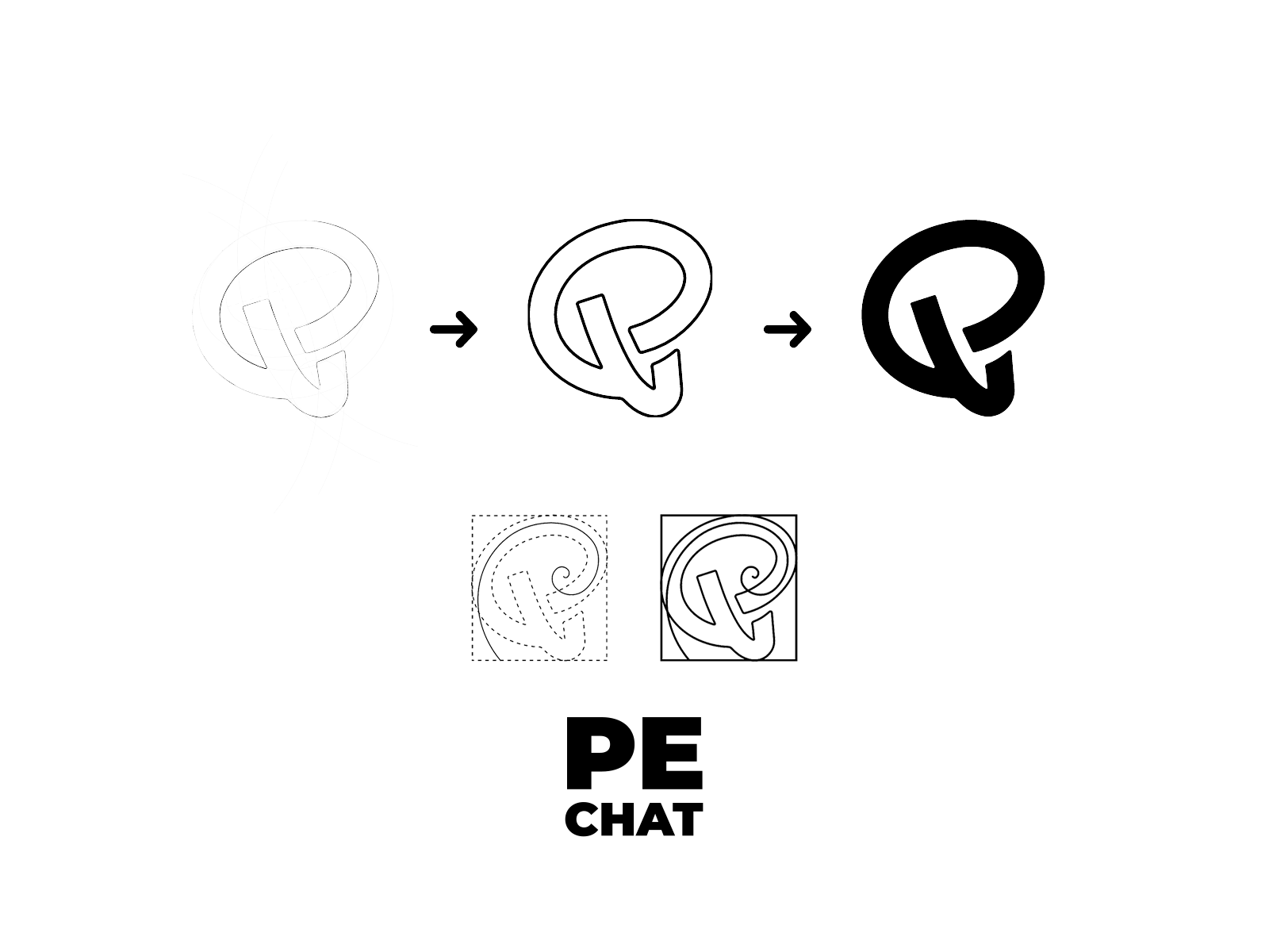 PE Chat logo by Mahmoud Seif El Nasr on Dribbble