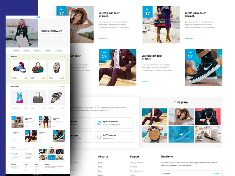 E-Commerce by Akhil kumar on Dribbble