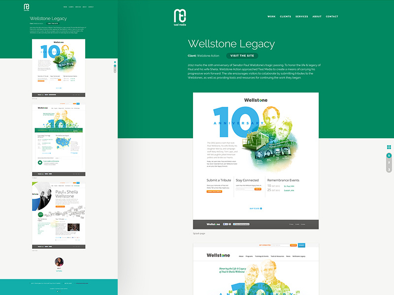 Project Snapshot by Teal Media on Dribbble