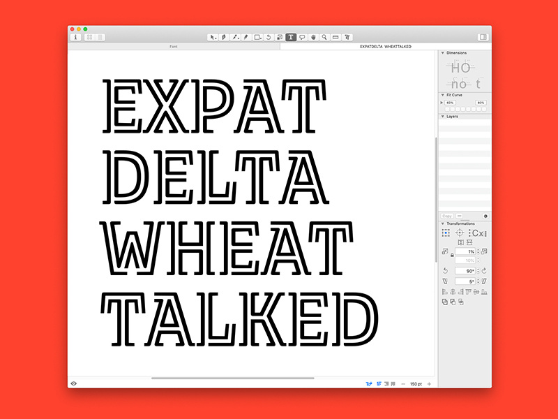 In-Progress Typeface by Scott Biersack on Dribbble