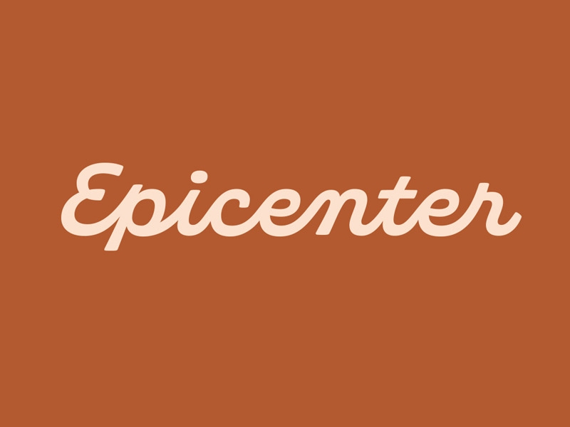 Epicenter Logotype by Scott Biersack on Dribbble