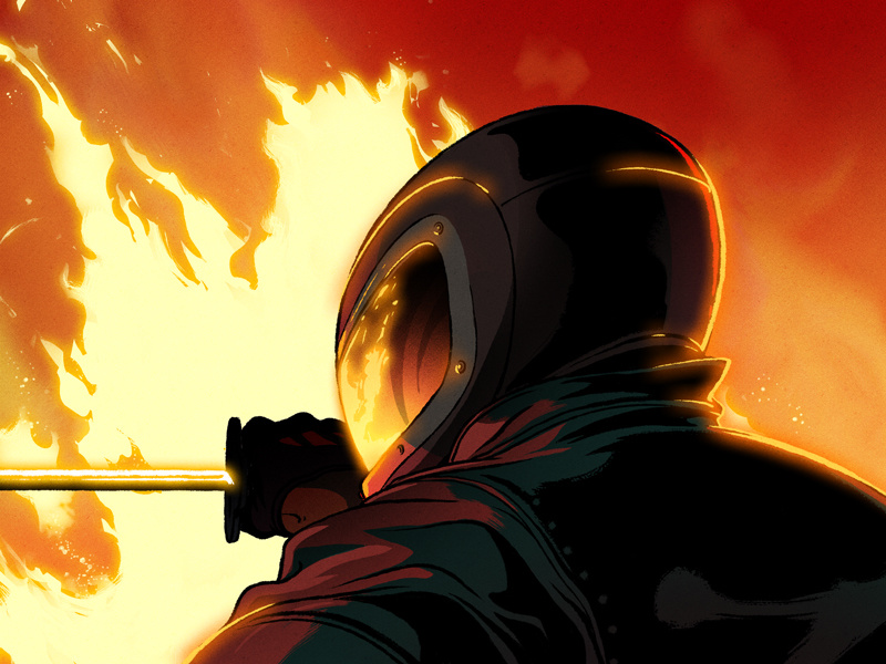 Samurai Biker by Lovely Creatures on Dribbble