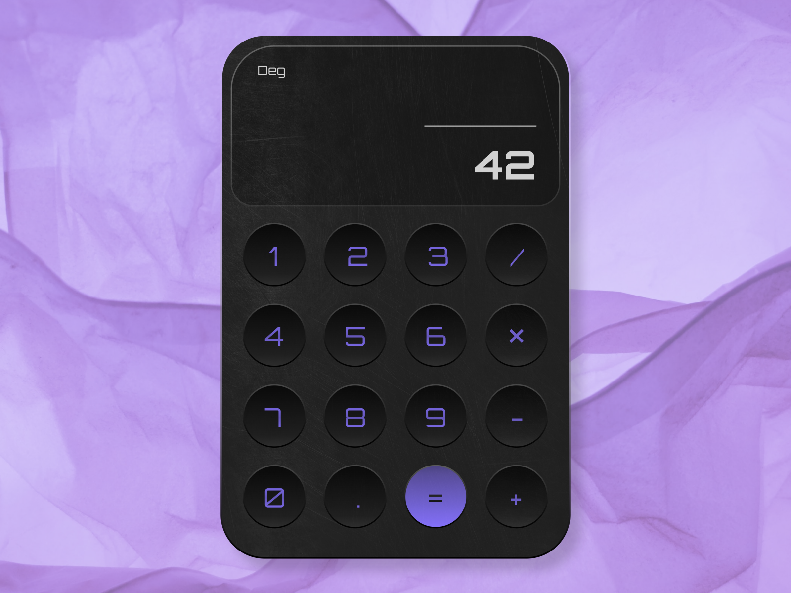 Daily UI :: 004 Physical Calculator by Pranit Popli on Dribbble