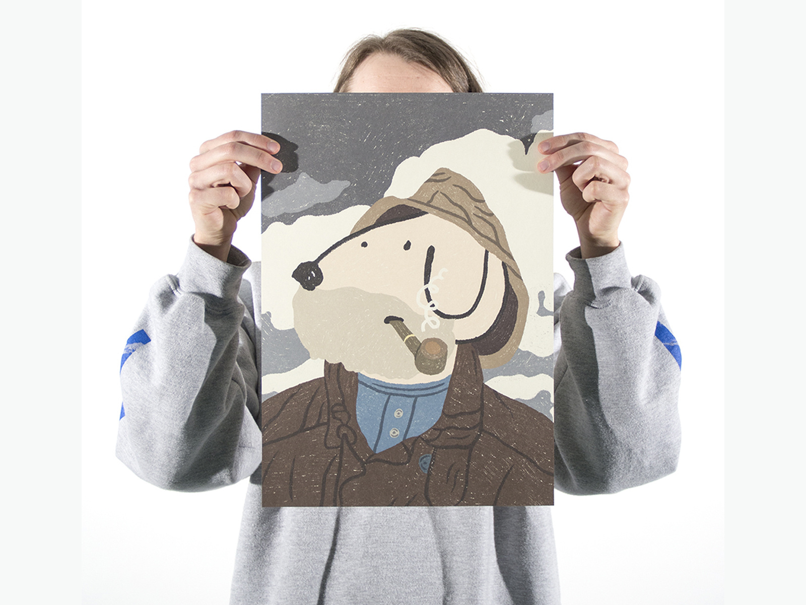 Fisher dog poster by Jonatan Jönsson on Dribbble