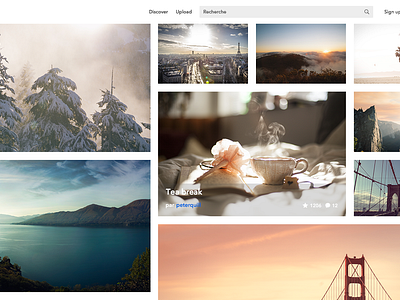 Flickr Redesign by Quentin Lemoine on Dribbble