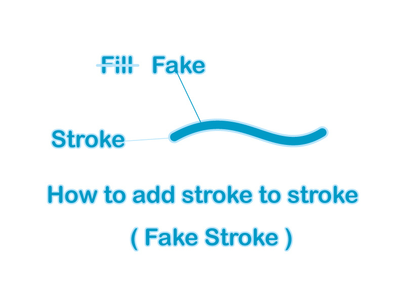 How To Add Stroke To Stroke Fake Stroke By RoboLamp Art On Dribbble
