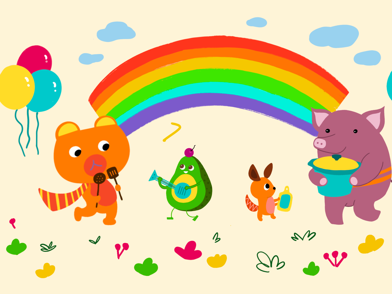 Animals Assemble by beishy on Dribbble