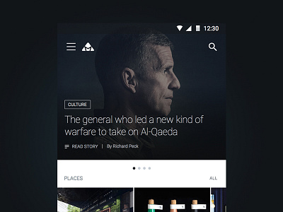 App-Landing screen shote by Sarath Jayaprakash for DoubleSpring on Dribbble