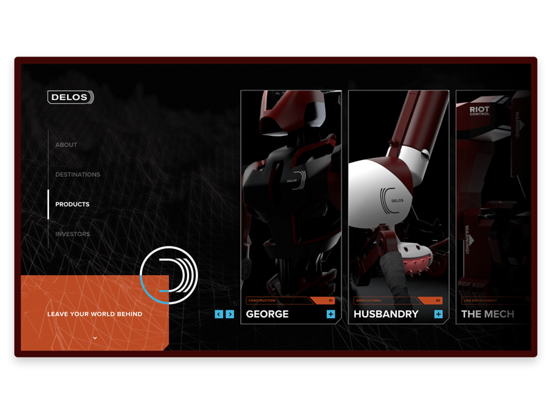 Delos Products Concept by Jeffrey Danese on Dribbble