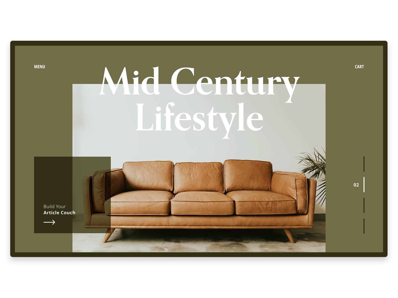 Mid Century Lifestyle Concept by Jeffrey Danese on Dribbble