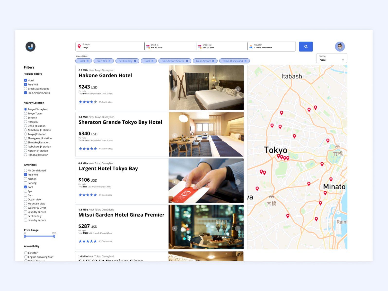 Hotel Booking Ui By Vicki Wong On Dribbble