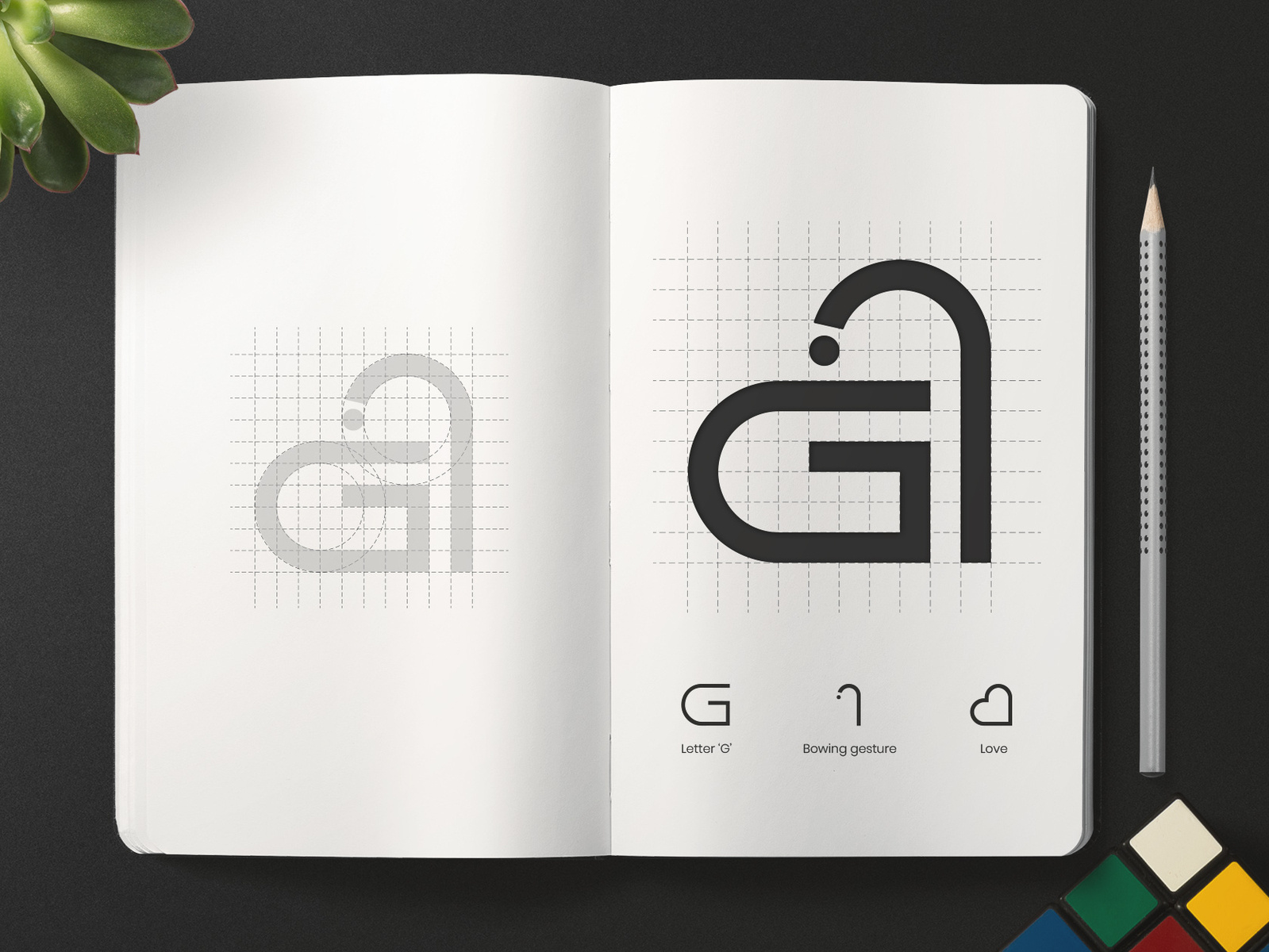 Logo Design- Gratitude Social by Hemant Paigude on Dribbble