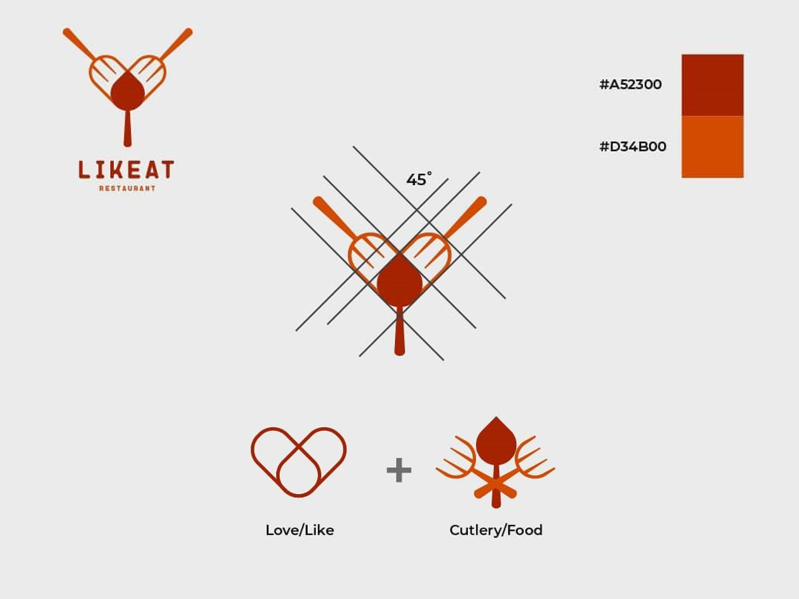 Likeat Logo Design by Rizki Wiratama on Dribbble