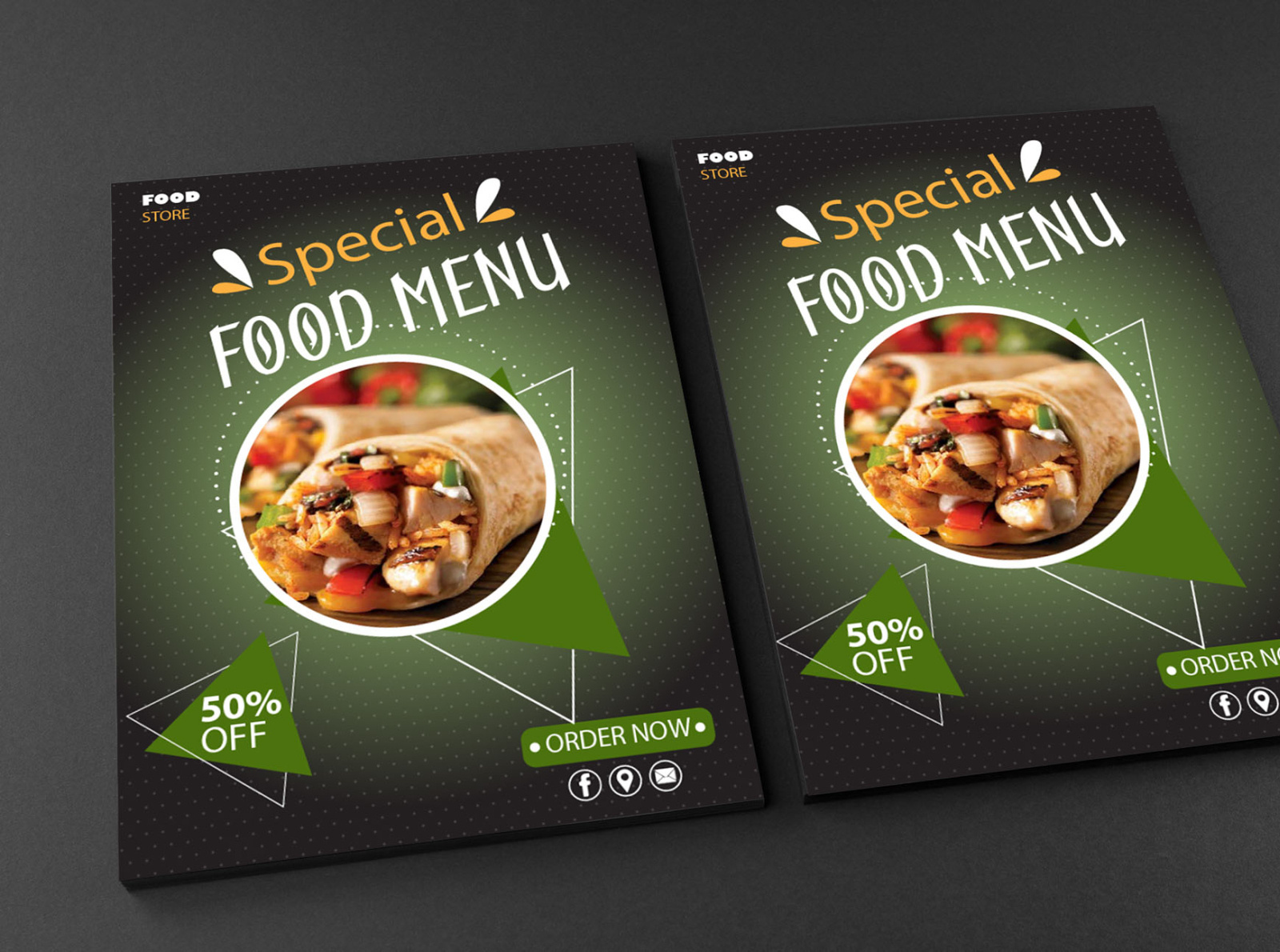 Special Restaurant Flyer template design by sohel mirza on Dribbble