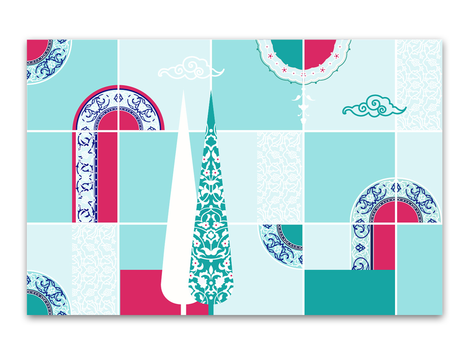 Persian Patterns - Persian colors by Nili on Dribbble