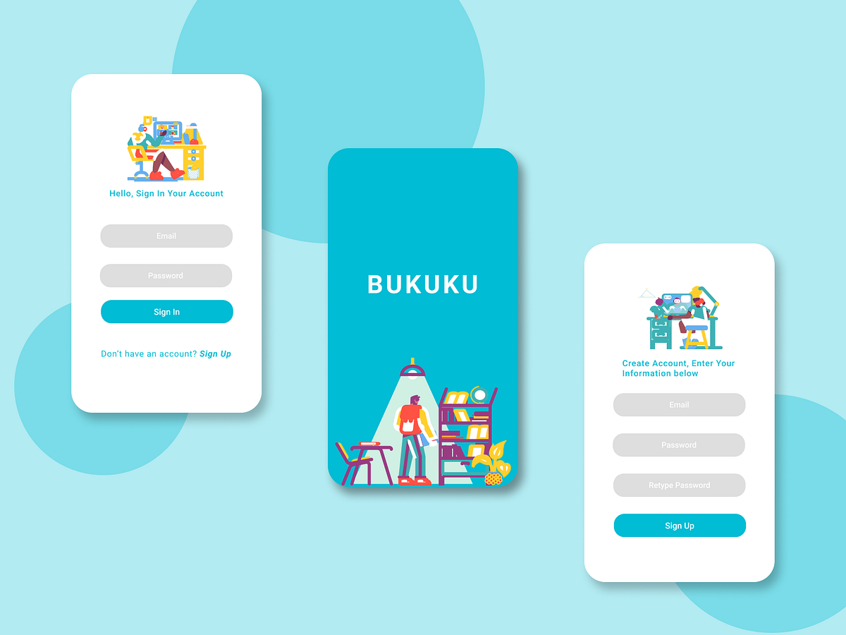BUKUKU by Hartanto Santoso on Dribbble