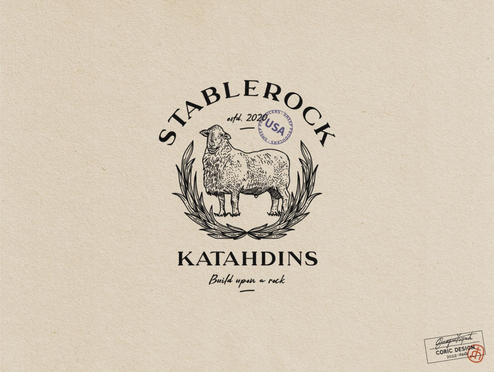 Stablerock Katahdins Logo Design by Coric Design on Dribbble