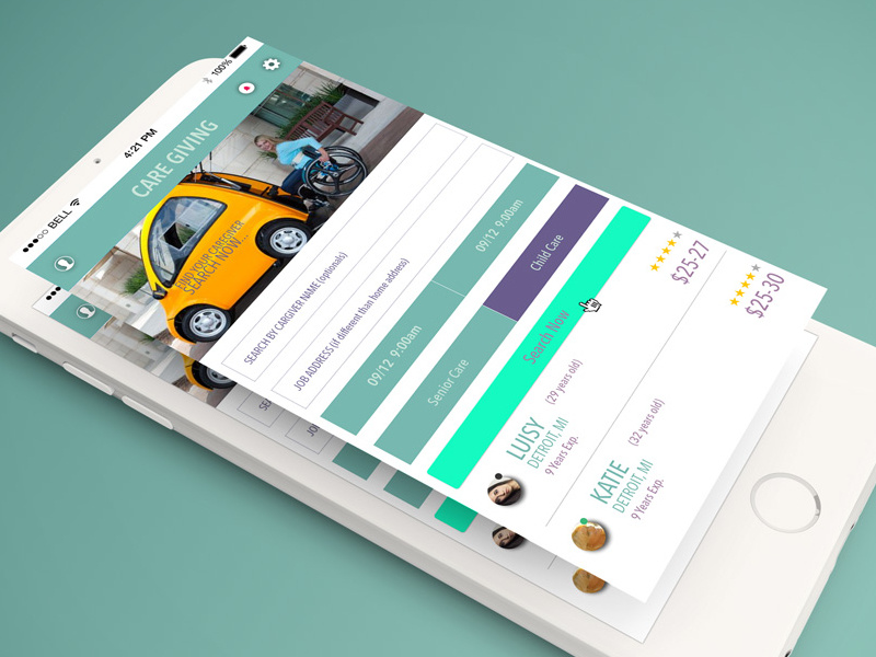 Iphone 6 UI Design by Pasinternationals on Dribbble