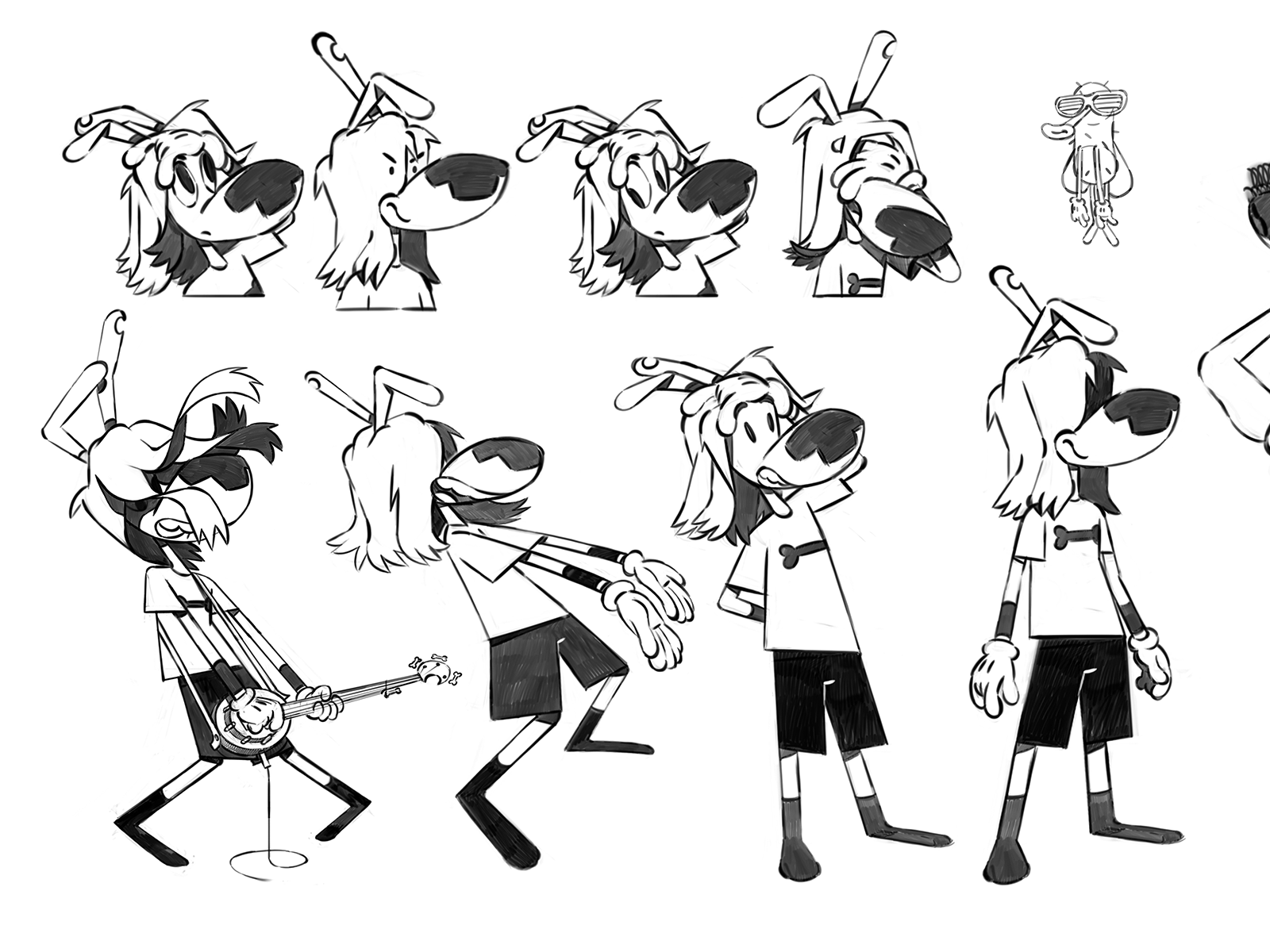 Character sketches by Jakub Szczęśniak on Dribbble