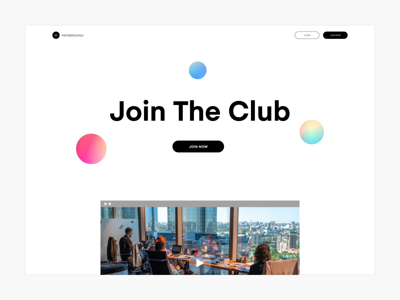 Simple Landing Page by Joshua Richardson on Dribbble