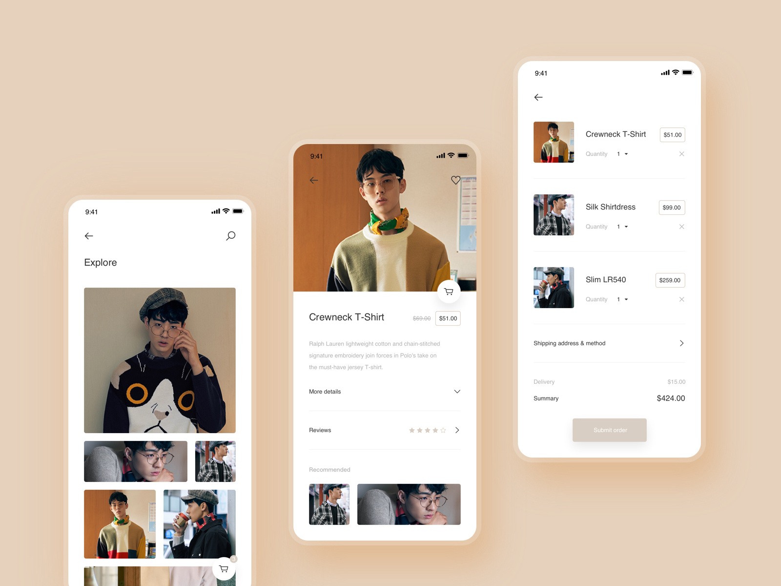 E-commerce - Mobile app concept by Charlie on Dribbble