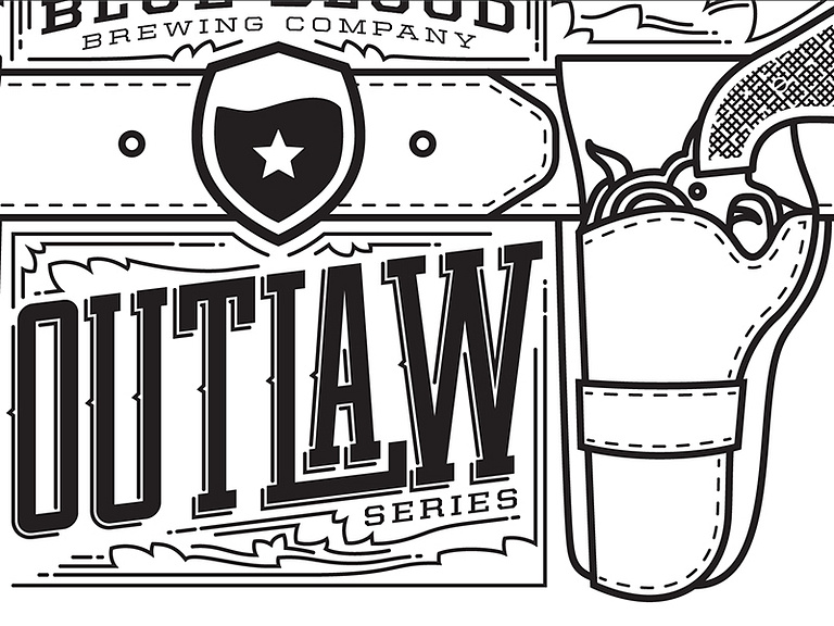 Outlaw Label by Ryan Holt on Dribbble