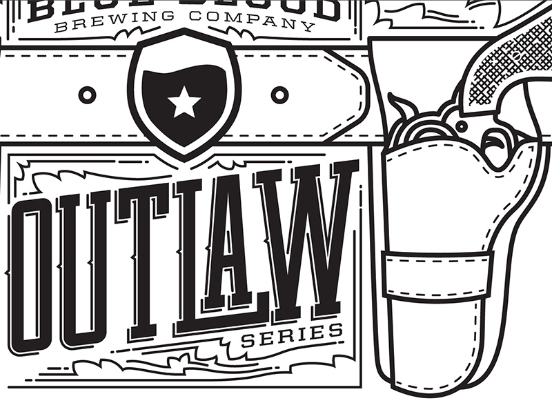 Outlaw Label by Ryan Holt on Dribbble