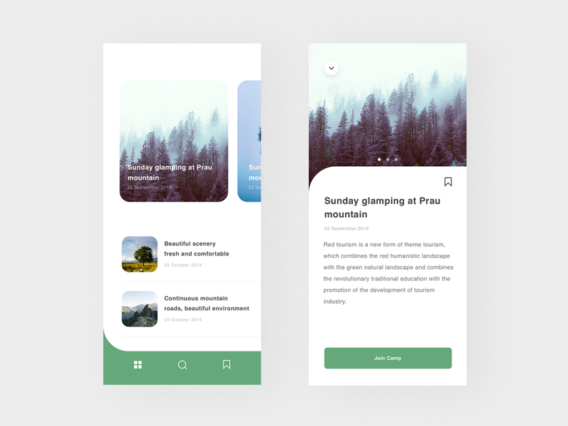 UI by H-Harris on Dribbble