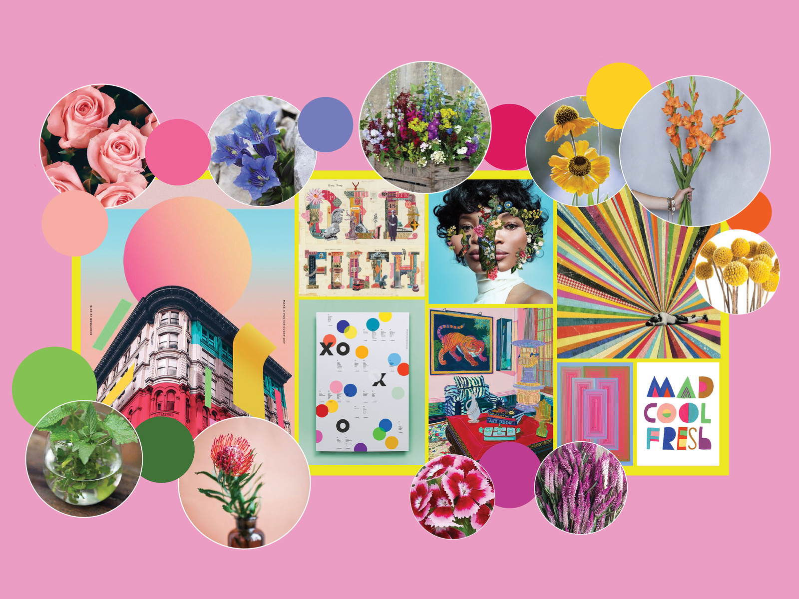 Bloom & Wild moodboard 1 by Lucia Reed on Dribbble