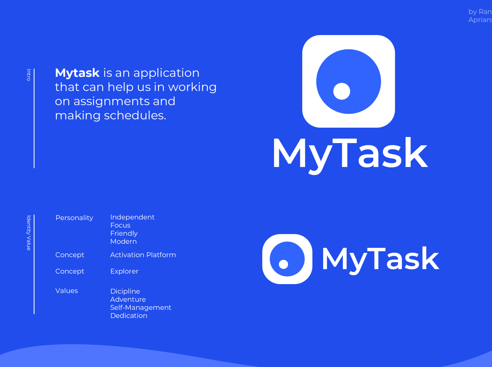 MyTask Logo Concept by Randi Apriansyah on Dribbble