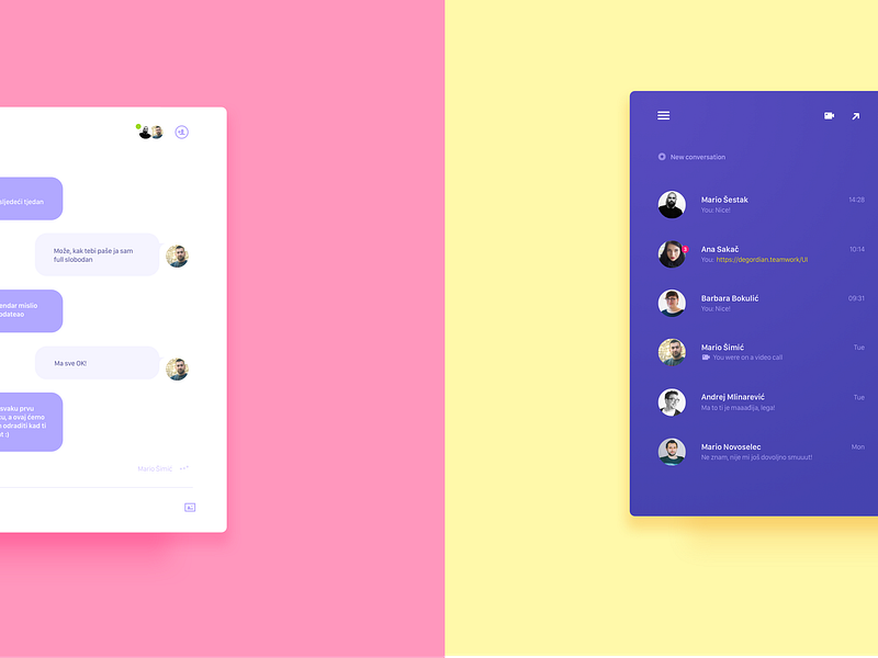 Chat Module Candy version - Ui Challenge Week 06 by Mario Šestak on ...