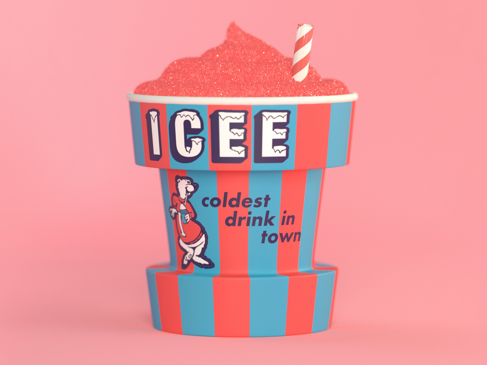 I is for ICEE by Noah Camp on Dribbble