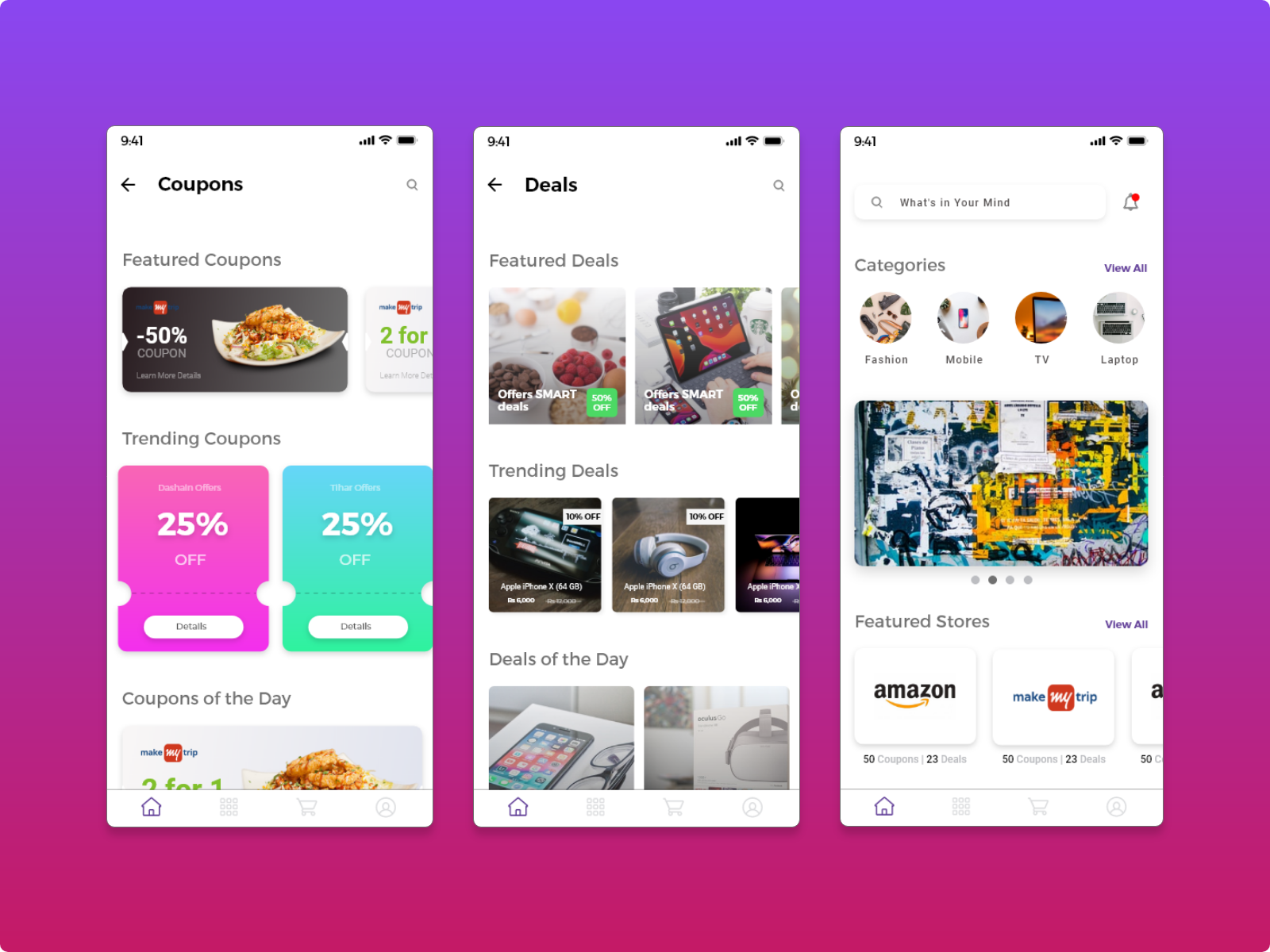 Deal App by Ximon on Dribbble