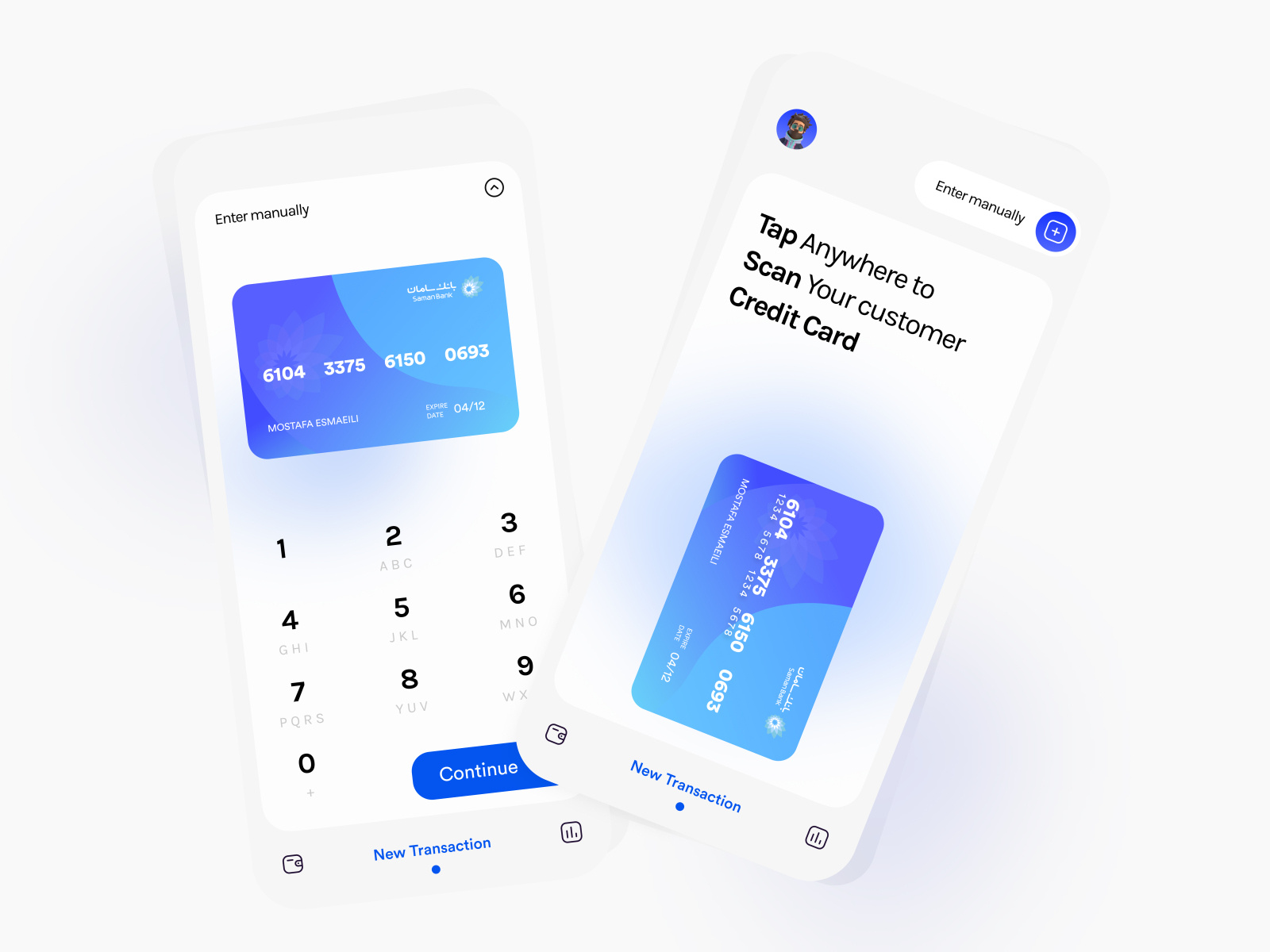 Fin-Tech / Cash App UI design by Mostafa Esmaeili on Dribbble