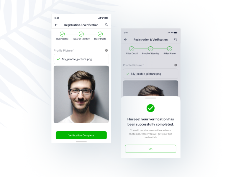 Proof Identity UI Design Screen by Zulqurnain on Dribbble