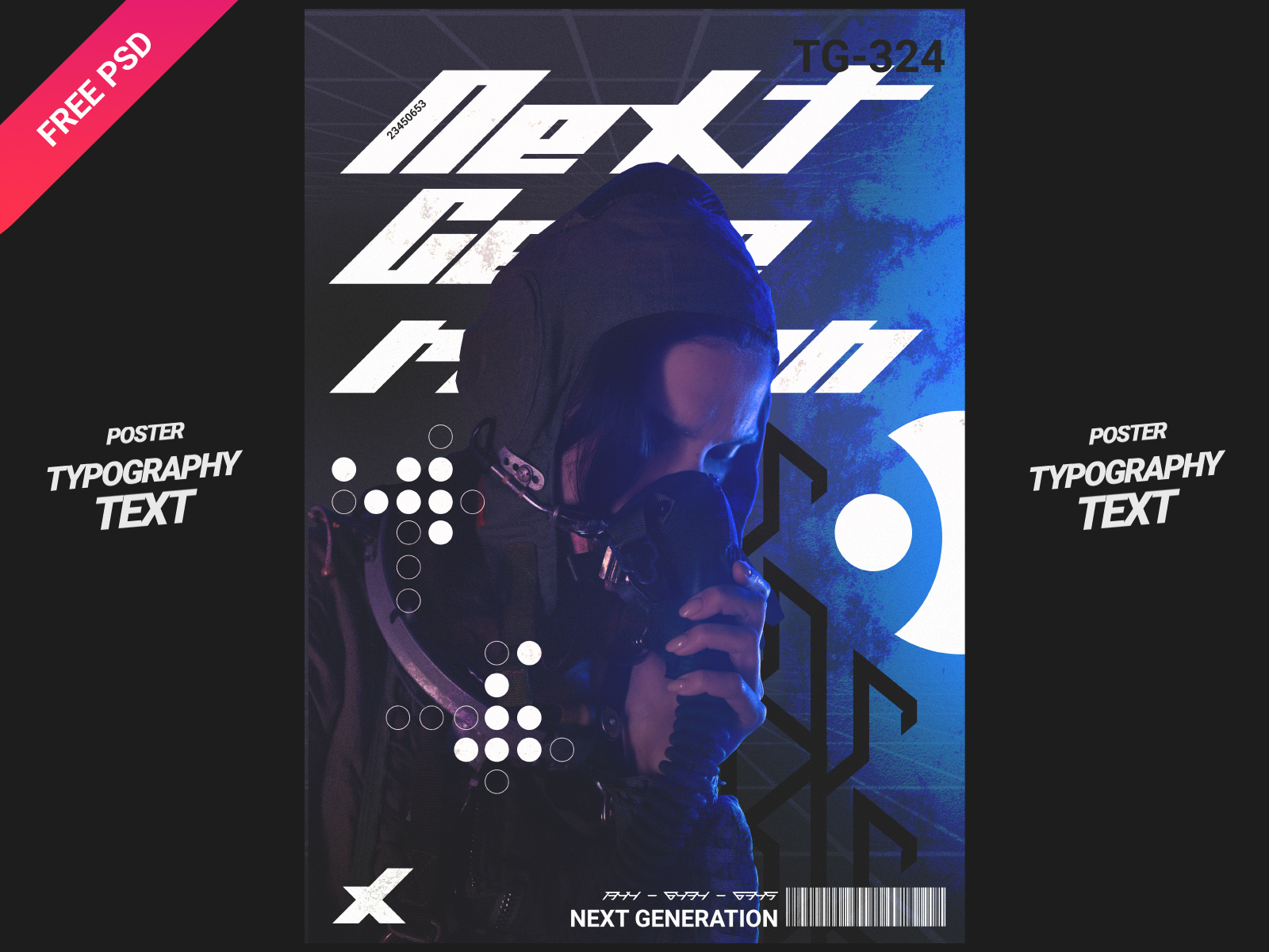 Typography Next Generation Poster by ER Art on Dribbble