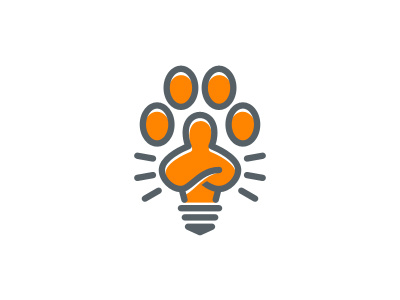 Smart dog owner logo by Swapnil Maind on Dribbble