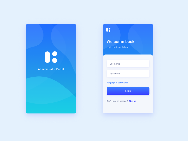 Admin Portal Login by Christina Maresca on Dribbble