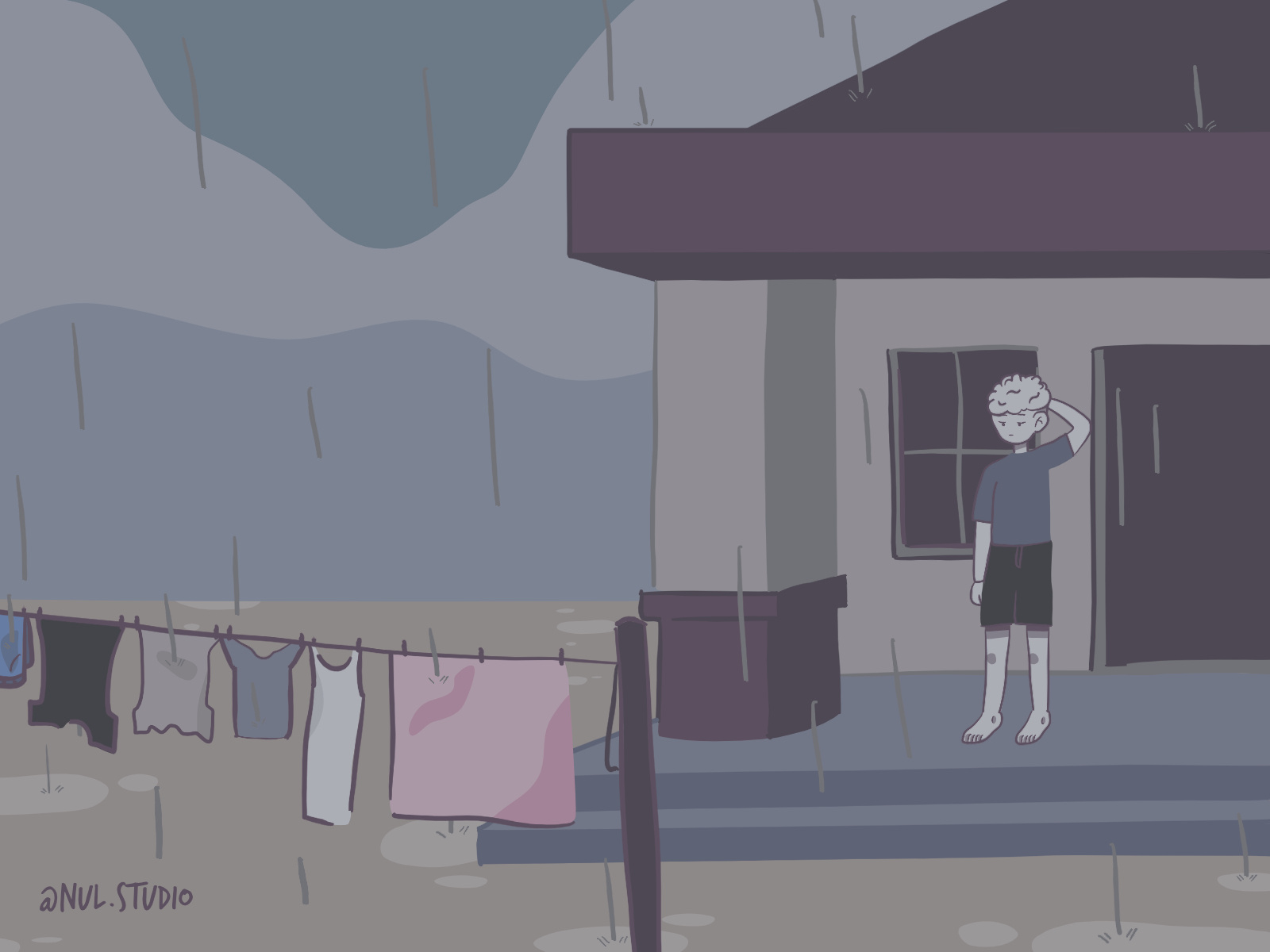 Rain by Muhammad Isnul on Dribbble