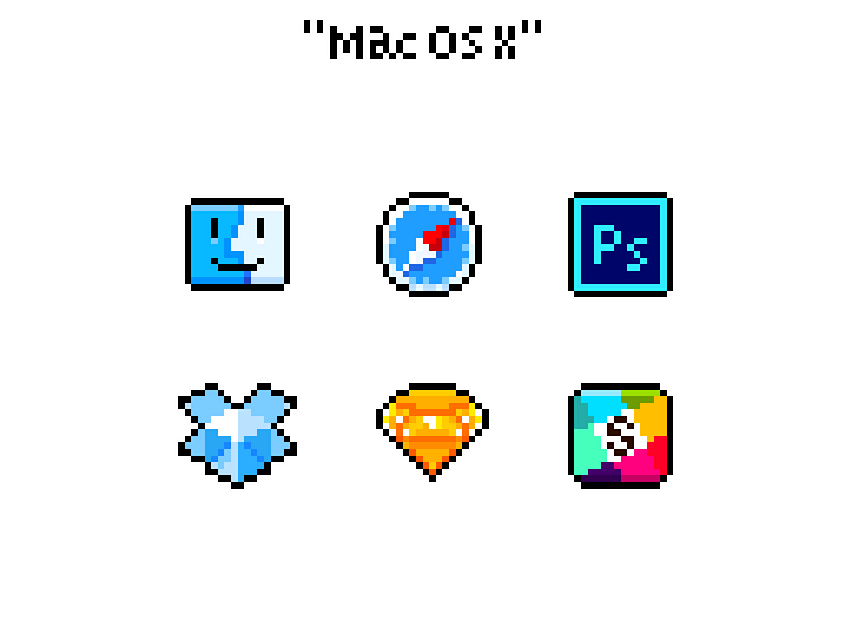Pixel Icons by Mangmor on Dribbble